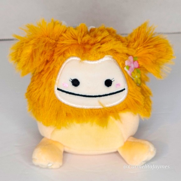 Squishmallows | Toys | Shasta Orange Bigfoot Clip Original Squishmallow ...